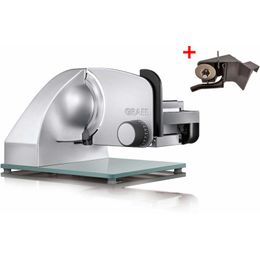 Graef Allesschneider &raquo;Master M 23&laquo; 170 W Gratis Messersch&auml;rfer im Wert von 44,99&euro; UVP silber Einheitsgr&ouml;&szlig;e Allesschneider