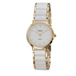 Regent Uhren Regent Damen Quarzuhr Armbanduhr, Damenuhr, analog gold Einheitsgr&ouml;&szlig;e