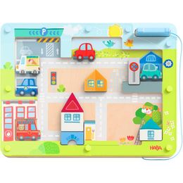 Haba Spiel &raquo;Vario Stadt mit Magnetstift und magnetischen Motivpl&auml;ttchen&laquo; bunt Einheitsgr&ouml;&szlig;e Spiel