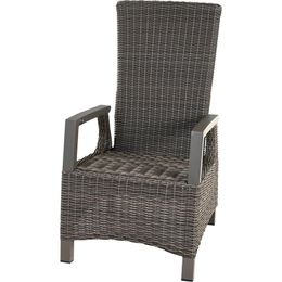 siena GARDEN Gartensessel &raquo;&raquo;Corido Dining Move&laquo; taupe inkl. Kissen&laquo; R&uuml;ckenlehne stufenlos verstellbar grau Bezug: 100% Polyester B/H/T: 62cm x 109cm x 71cm