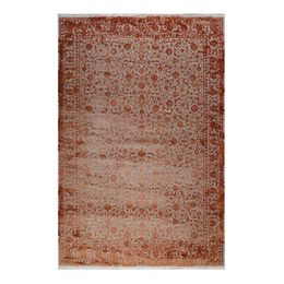 Esprit Teppich &raquo;Florida&laquo; rechteckig 7 mm H&ouml;he Kurzflorteppich, gewebt, Vintage, retro, edel, orientalisch braun Viskose B : 133cm 1 Stk., 7mm, L: 200cm