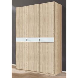Priess Kleiderschrank &raquo;Dreht&uuml;renschrank Kleiderschrank Schrank Schlafzimmerschrank Madrid&laquo; mit farbiger Glasauflage, erweiterbar mit Schrankaufsatz 