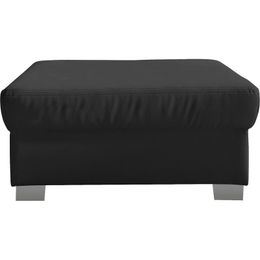 DOMO collection Hocker &raquo;Star B/T 90/60cm&laquo; schwarz NaturLederBitte beachten Sie, dass Lederbez&uuml;ge mehr N&auml;hte aufweisen als Stoffbez&uuml;ge;Struktur (90% 