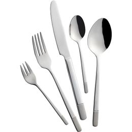 Mulex Besteck-Set &raquo;Oceanside&laquo; teilsatiniert silber Edelstahl 18/0 60 Stk.