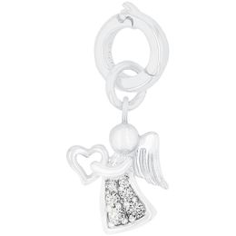 Amor Damen Charm Engel &raquo;2038517&laquo; mit Zirkonia (synth.) silber Einheitsgr&ouml;&szlig;e