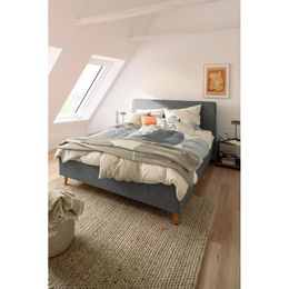 Sch&ouml;ner Wohnen Kollektion SCH&Ouml;NER WOHNEN-Kollektion Wendebettw&auml;sche &raquo;Pebble&laquo; 2 Stk. aus reiner Baumwolle und kleinem Stehsaum grau Renforc&eacute;, 100% Baumwolle B/L: 135cm x 200cm, 