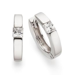 Bruno Banani Damen Paar Creolen &raquo;Schmuck Geschenk Silber 925 Ohrschmuck Ohrringe&laquo; mit Zirkonia (synth.) bunt 15,2mm, Silber 925 (Sterlingsilber)