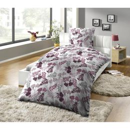 Kinzler Bettw&auml;sche &raquo;Bedruckte Poly-Cotton Bettw&auml;sche "Vivian"&laquo; 2 Stk. pflegeleicht bunt Polycotton, Obermaterial: 50% Baumwolle, 50% Polyester B/L: 