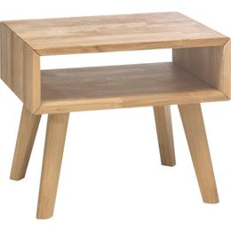 Hasena Nachttisch &raquo;Jaca&laquo; braun Eiche massiv B/H/T: 50cm x 42cm x 41cm