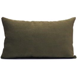 G&ouml;zze Dekokissen &raquo;Capri Cord&laquo; gr&uuml;n Polyester B/L: 30cm x 50cm, 1 Stk.