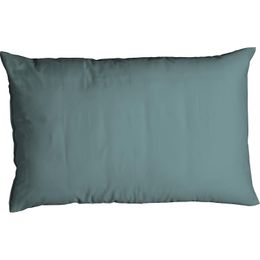 CASATEX Kissenbezug &raquo;Uni&laquo; Uni Design, Rei&szlig;verschluss, tolle Farben gr&uuml;n Satin, Baumwolle B/L: 40cm x 80cm, 1 Stk., Satin