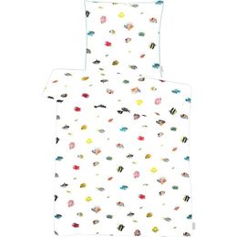 Apelt Bettw&auml;sche &raquo;Fidshi&laquo; 2 Stk. cooles Fischdesign holt die S&uuml;dsee ins heimische Schlafzimmer bunt Mako-Satin, Obermaterial: 100% Baumwolle B/L: 