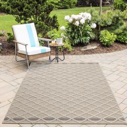 Ayyildiz Teppiche Outdoorteppich &raquo;PATARA 4953 , auch als L&auml;ufer erh&auml;ltlich&laquo; rechteckig 8 mm H&ouml;he Pflegeleicht / Strapazierf&auml;hig / In- und Outdoor geeignet beige 