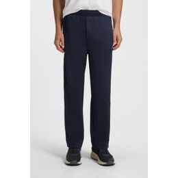 BOSS Green Herren Jogginghose, blau, Gr. M, unifarben, Web, Obermaterial: 99% Polyester, 1% Elasthan, Hosen, Jogpants Sweatpants Stretchhose