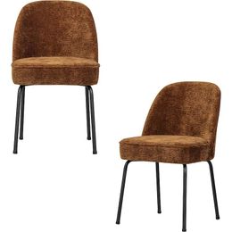 Woood Esszimmerstuhl &raquo;Vogue mit bezug und 3D-Muster, B 50 x T 57 x H 83 cm (2er-Set)&laquo; (Set) 2 Stk.Chenille-Texturbezug mit Maximale 