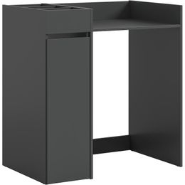 Welltime Badm&ouml;bel-Set &raquo;FALAS, 2-teilig, Hauswirtschaftsraum Set, Breite 95 cm&laquo; Set, bestehend aus: Waschmaschinenumbauschrank und Standregal, 2 Stk. 