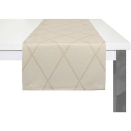 Adam Tischl&auml;ufer &raquo;Casket Valdelana&laquo; beige Bio-Baumwolle B/L: 50cm x 150cm, eckig