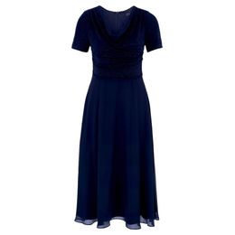 Vera Mont Cocktailkleid im Glitzer-Look in Patch Dark Blue/Dark Blue | Gr.: 44