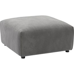 Home Affaire Hocker &raquo;Glimminge auch in Breitcord, Feincord und Easy care-Bezug&laquo; passend zur Serie "Glimminge" grau 12% Polyacryl, 88% Polyester B/H/T:
