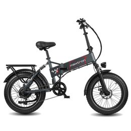 Maxtron Unisex &raquo; Polaris 20-Zoll Elektro-Fatbike&laquo; 7 Gang Shimano Kettenschaltung Heckmotor 250 W Packung, mit 60 Nm Power &ndash; perfekt f&uuml;r City-Pendler 