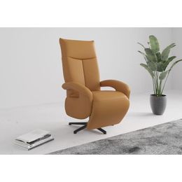 Sit & More sit&more TV-Sessel &raquo;Amica, inkl. Kopfteilverstellung & Drehfunktion&laquo; wahlweise mit 2 Motoren, Akku und Aufstehhilfe NaturLEDER ,manuellmit Gasdruck,