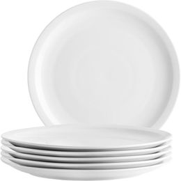 M&auml;ser M&Auml;SER Pizzateller &raquo;BARCA, Pizzateller Set, Porzellan&laquo; Teller Set wei&szlig; Porzellan 30,5cm