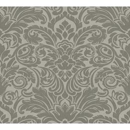 ARCHITECTS PAPER Vliestapete &raquo;Luxury wallpaper&laquo; Barock gemustert ornamental glatt Ornament Tapete Barock Tapeten Wohnzimmer Schlafzimmer K&uuml;che modern grau Vinyl, Vlies