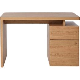Jahnke Schreibtisch &raquo;CU-LIBRE 120&laquo; platzsparender Arbeitsplatz, 1 Schublade & 1 T&uuml;r, Breite: 120 cm braun B/H/T: 120cm x 76cm x 55cm