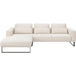 Musterring Ecksofa &raquo;JUSTB! PM100, stilvoller Lounge-Komfort von &laquo; Kollektion Bettina Zimmermann, optionaler Sitzvorzug & Fu&szlig;-Auswahl beige 94% Polyester, 6% 