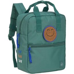 L&auml;ssig L&auml;ssig Damen L&Auml;SSIG Kinderrucksack &raquo;Little Gang, Mini Square Backpack, dark green&laquo; gr&uuml;n B/H/T: 20,5cm x 27cm x 11cm