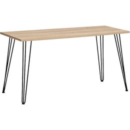 Schildmeyer Schreibtisch &raquo;Emmik, Schreibtisch, Made in Germany, B: 138 cm&laquo; 2 Stk. tlg. Solide Verarbeitung - Dieses Produkt ist in Deutschland gefertigt braun B/H