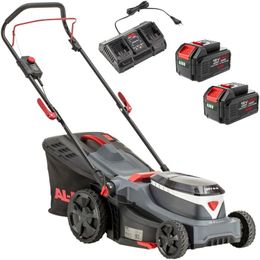 Al-Ko Akkurasenm&auml;her &raquo;38.6 Li COMFORT SET&laquo; grau Flexibles Akku-System - kompatibel f&uuml;r viele Ger&auml;te aus der Serie 18V / 36V 1 Battery - 2 Voltages