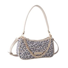 Marco Tozzi Damen Marco Tozzi Henkeltasche Damen Handtasche, Umh&auml;ngetasche mit eleganter Zierkette B/H/T: 20cm x 16cm x 8cm