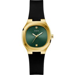 Guess Damen Quarzuhr &raquo;EVE&laquo; Armbanduhr, Damenuhr schwarz Einheitsgr&ouml;&szlig;e