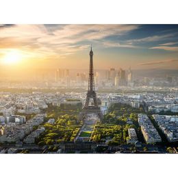 Livingwalls living walls Fototapete &raquo;Designwalls Eiffel Tower&laquo; glatt Vlies, Wand, Schr&auml;ge, Decke bunt Vlies B/L: 3,5m x 2,55m