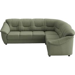 Sit & More sit&more Ecksofa &raquo;Savona&laquo; mit Federkern, optional mit Schlaffunktion B/H/T: 262cm x 90cm x 212cm, Flachgewebe LINO, langer Schenkel links, ohne 