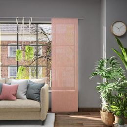 Neutex for you! Schiebegardine &raquo;Libre-ECO&laquo; Paneelwagen 1 Stk. tlg. 60 x 245 cm (B x H) orange Jacquard, Polyester 245cm, Paneelwagen, 60cm