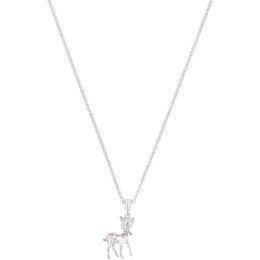 Prinzessin Lillifee Damen Kette mit Anh&auml;nger &raquo;Rehkitz-Motiv&laquo; bunt Silber 925 (Sterlingsilber), L: 38