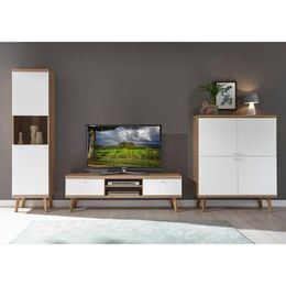 Home Affaire Wohnwand &raquo;Merle&laquo; Set, 3 Stk. tlg. braun B/H/T: 337cmcm