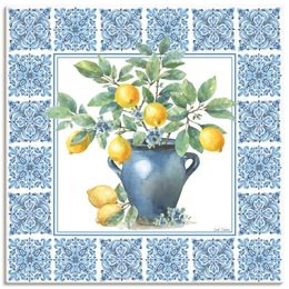 Artland Wandbild &raquo;Le Citron VI&laquo; Arrangements 1 Stk. tlg. als Alubild, Leinwandbild, Poster, Wandaufkleber in verschied. Gr&ouml;&szlig;en Leinwand B/H/T: 40cm x 40cm, 