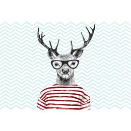 ARCHITECTS PAPER Fototapete &raquo;Atelier 47 Modern Deer 3&laquo; abstrakt glatt Vlies, Wand, Schr&auml;ge, Decke bunt Vlies B/L: 4m x 2,7m