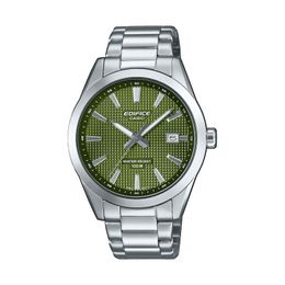 CASIO EDIFICE Herren CASIO EDIFICE Quarzuhr Armbanduhr, Herrenuhr, Edelstahlarmband, analog, Tag, Neo-Display Einheitsgr&ouml;&szlig;e