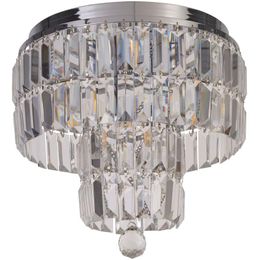 Searchlight Deckenleuchte &raquo;Empire 4Lt Flush&laquo; E14 1 Stk. transparent 4, &Oslash; 34cm H: 33cm, 1 Stk.