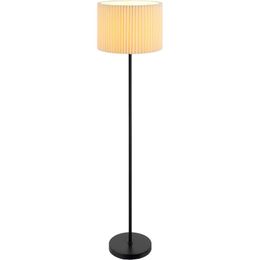 Globo LIGHTING Stehlampe &raquo;PAGE&laquo; E27 1 Stk. Stehlampe Wohnzimmer Schlafzimmer Flur Design-Leuchte schwarz &Oslash; 38cm H: 152cm, 1 Stk.