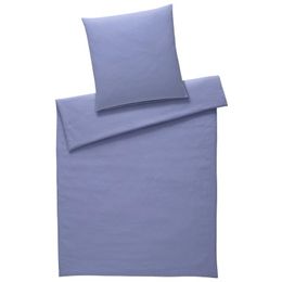 Elegante Bettw&auml;sche &raquo;Breezee&laquo; 2 Stk. angenehmes Hautgef&uuml;hl lila Halbleinen, Obermaterial: 50% Baumwolle, 50% Leinen B/L: 155cm x 220cm, 1 Stk., 1 Stk., 