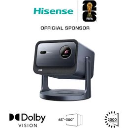 HISENSE Mini-Beamer &raquo;C2&laquo; (2.000 lm 1700:1 3840 x 2160 px) grau VIDAA Smart OS - Durch das VIDAA Betriebssystem wird der C2 zum smarten intuitiv bedienbaren 