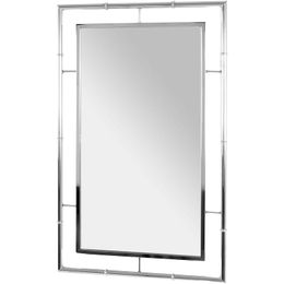 HAKU Spiegel &raquo;Dekospiegel, Wandspiegel&laquo; rechteckig - aus Metall Silber - B/T/H 50/3/80 cm grau B/H/T: 50cm x 80cm x 3cm