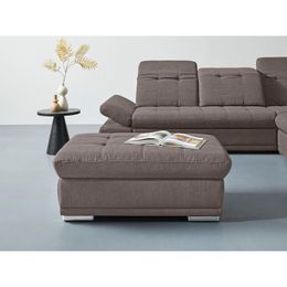 COTTA Hocker &raquo;Holiday&laquo; 1 Stk. tlg. schwarz 100% Polyester B/H/T: 112cm x 46cm x 72cm, Struktur soft