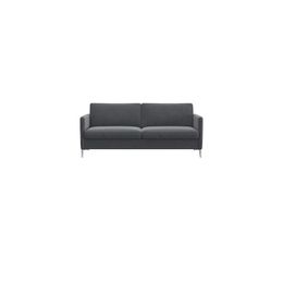 FLEXLUX 2,5-Sitzer &raquo;Fiore, super Sitzkomfort durch Kaltschaum im Sitz&laquo; schmale Armlehnen, F&uuml;&szlig;e Alu grau 100% Polyester B/H/T: 181cm x 85cm x 92cm, 