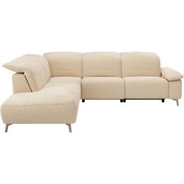 Musterring Ecksofa &raquo;MR 370, intelligenter Komfort im modernen Design&laquo; Optionale Relaxfunktion, flexible Kopfteile & klappbare Armlehnen 8% Baumwolle, 92% 